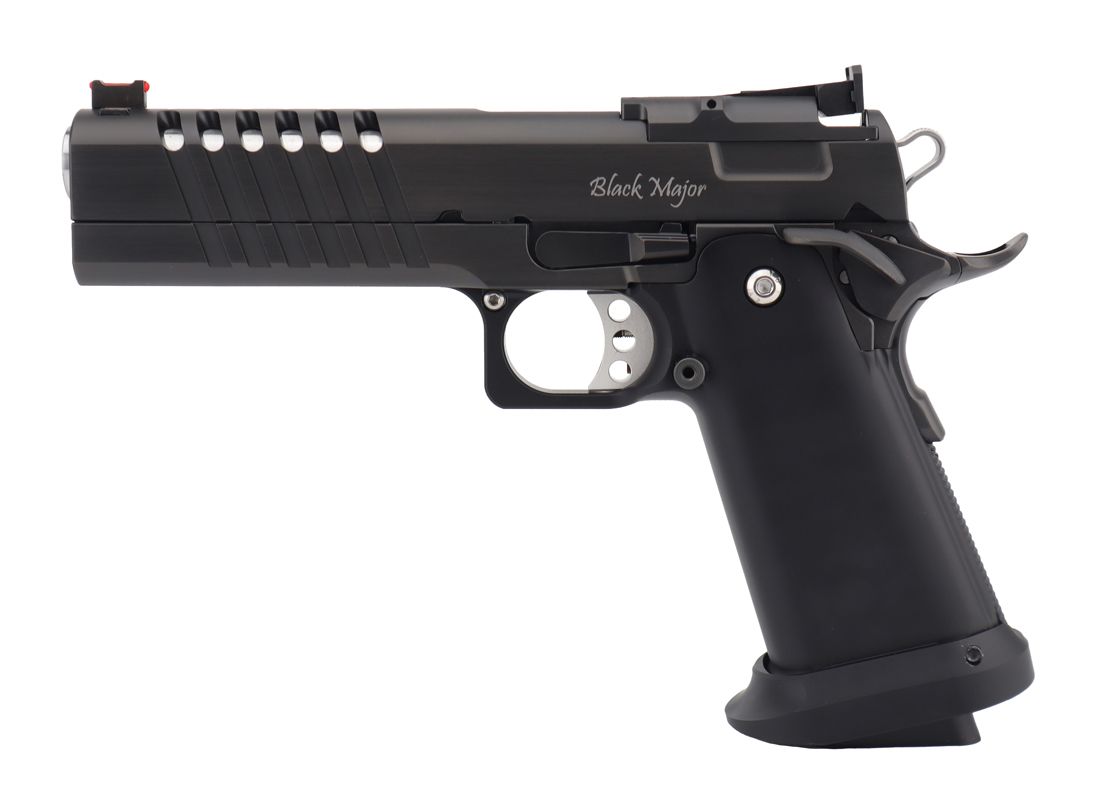STP Black Major 5" Sport Taget Pistole Optics